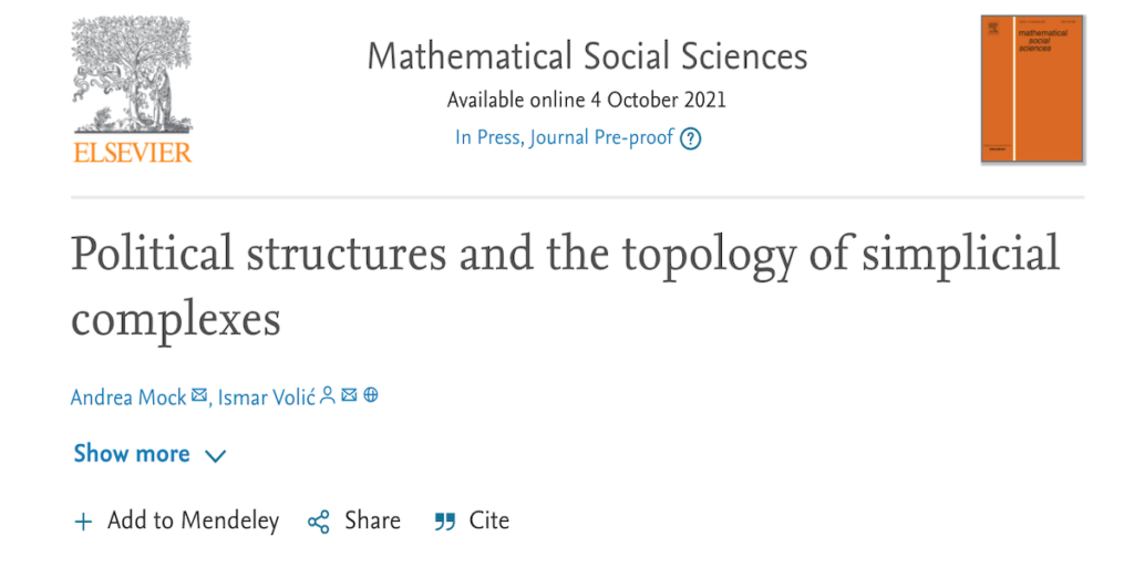 Undergraduate Summer Research - Institute for Mathematics and Democracy